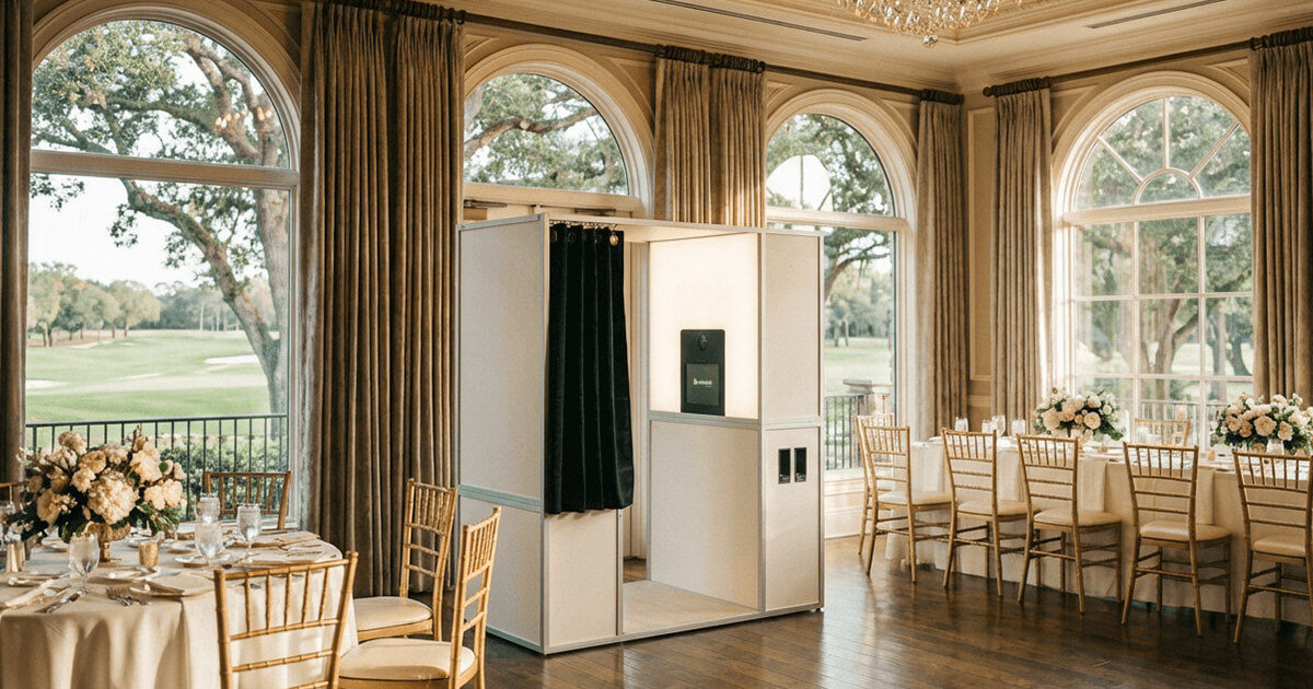 Mobibooth Gallery Enclosed Photo Booth | Premium Sit-In Booth